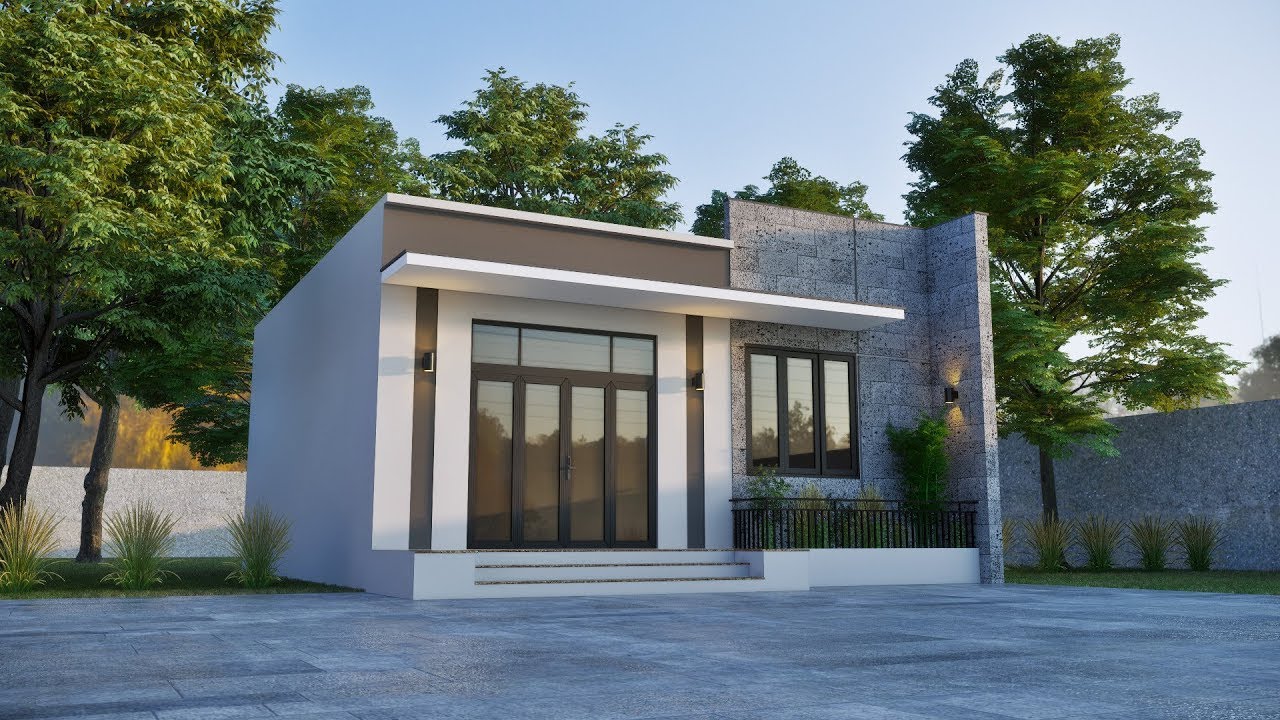 Build a super beautiful level 4 house on the old foundation Full - YouTube