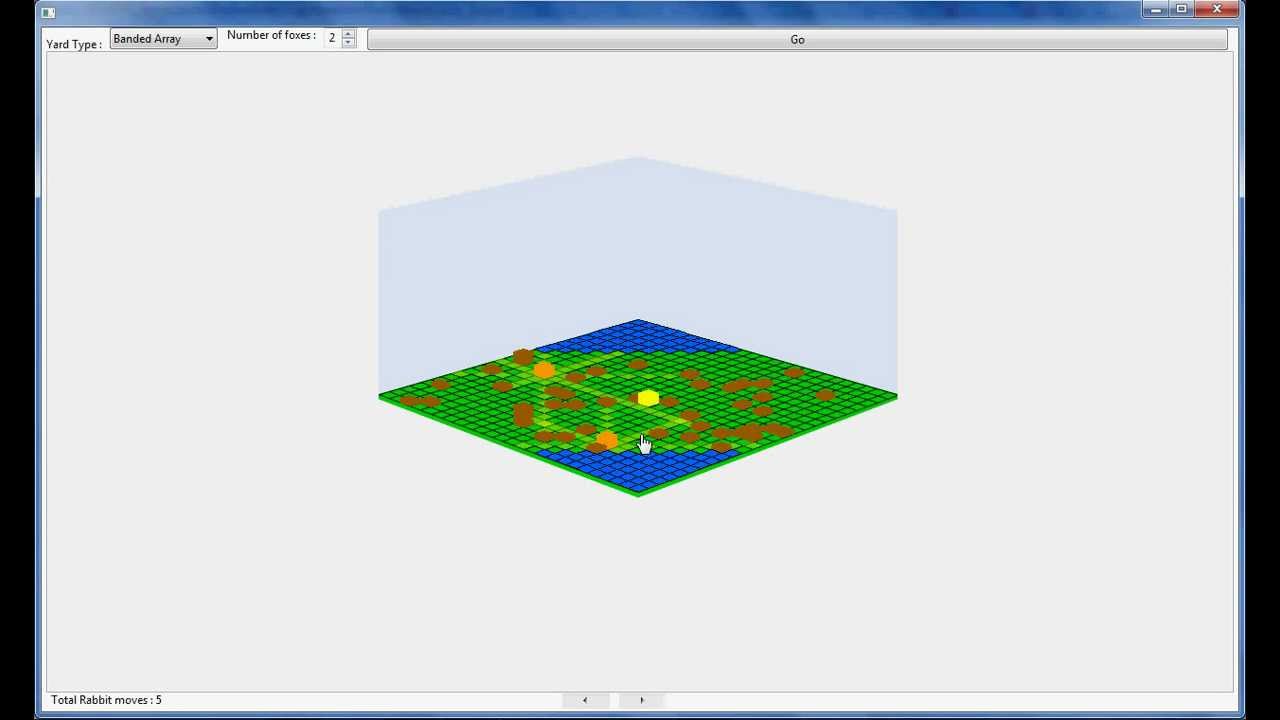 Java 3D Two-Point Perspective Fox and Rabbit Game - YouTube