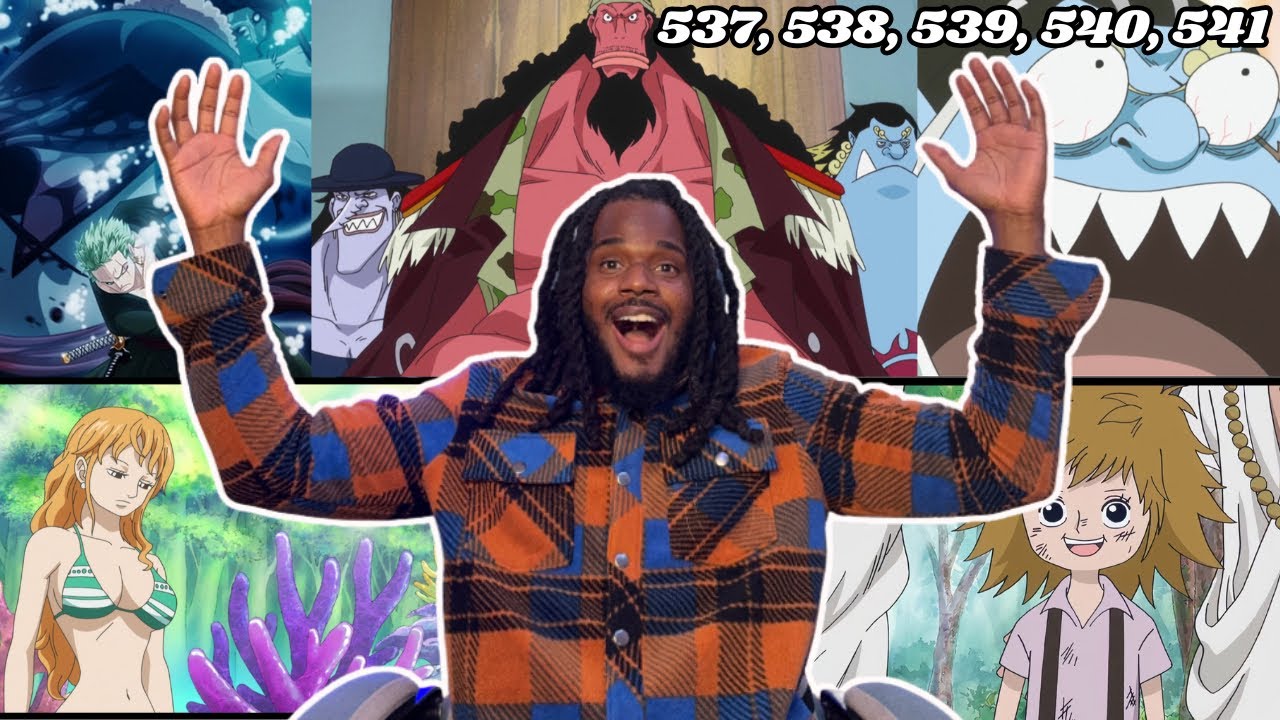 JINBEI’S PAST! | ONE PIECE REACTION EPISODE 537, 538, 539, 540, 541 ...