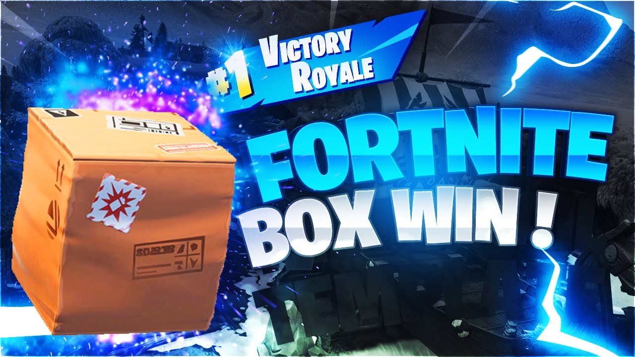 Fortnite WIN with the NEW BOX (CREEPIN CARDBOARD) - Fortnite Battle ...