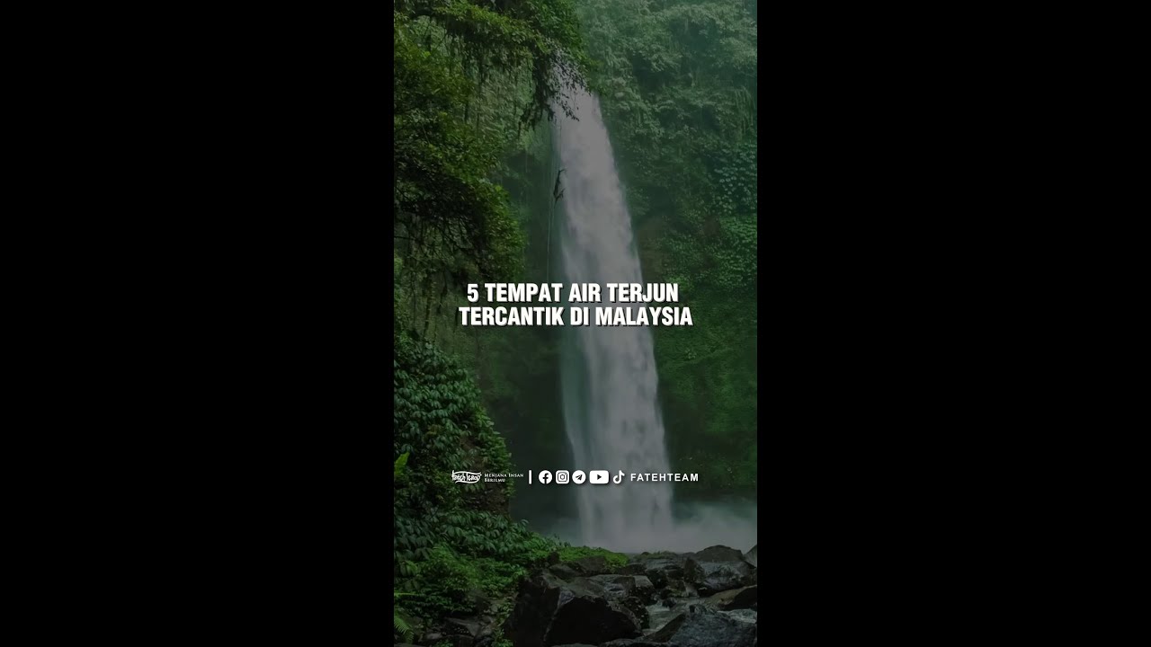 5 Tempat Air Terjun Tercantik Di Malaysia - YouTube