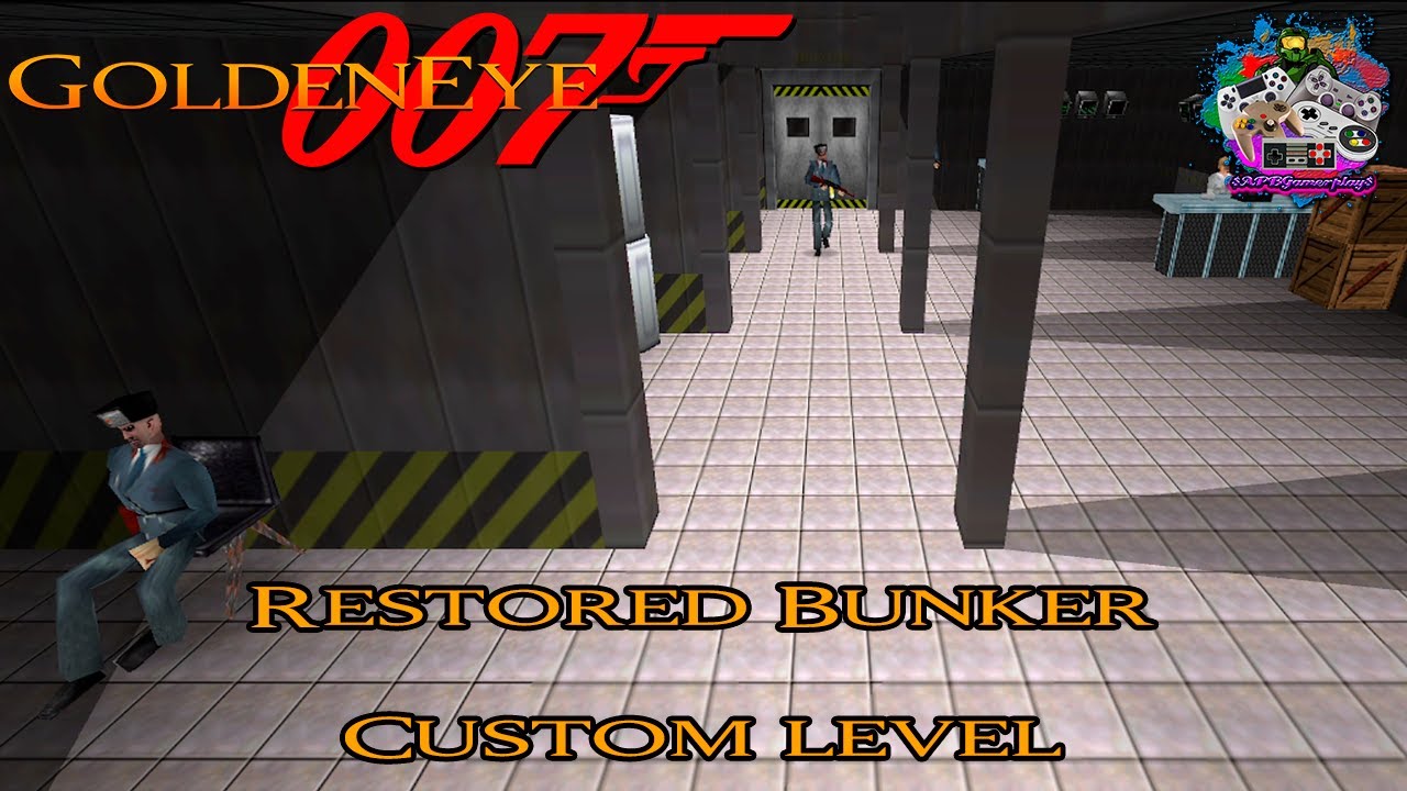 Goldeneye 007 N64 - Restored Bunker - 00 agent (Custom Level) - YouTube