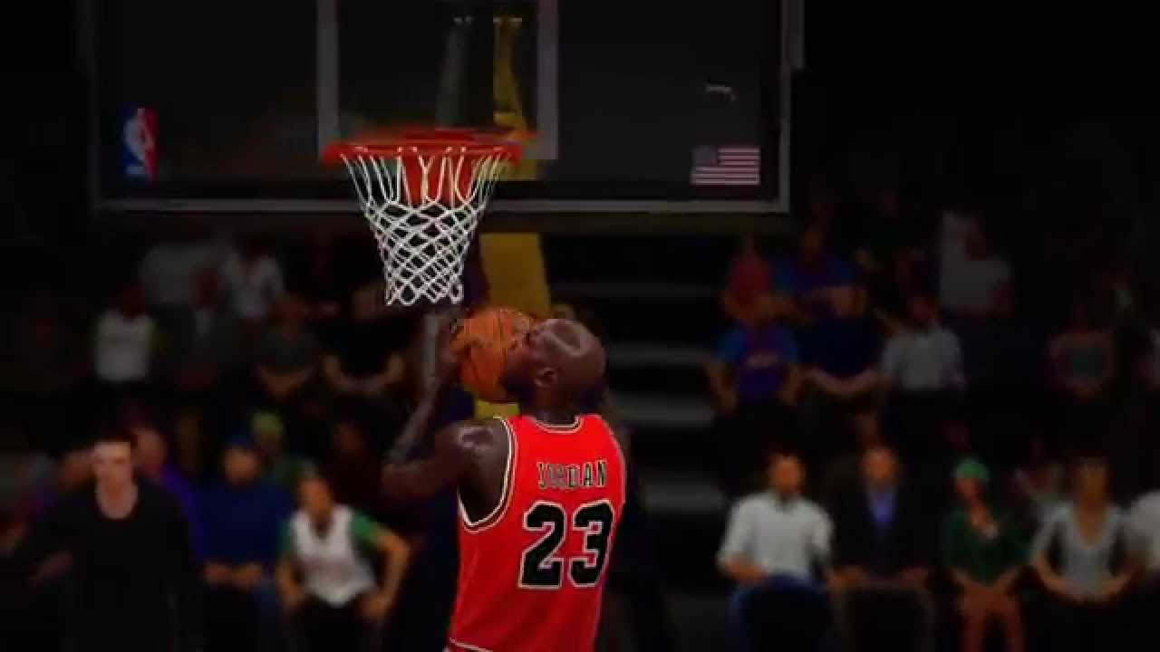 【NBA WTF 】NBA 2K15 Michael Jordan Reverse Lay Up (Slow Motion) - YouTube