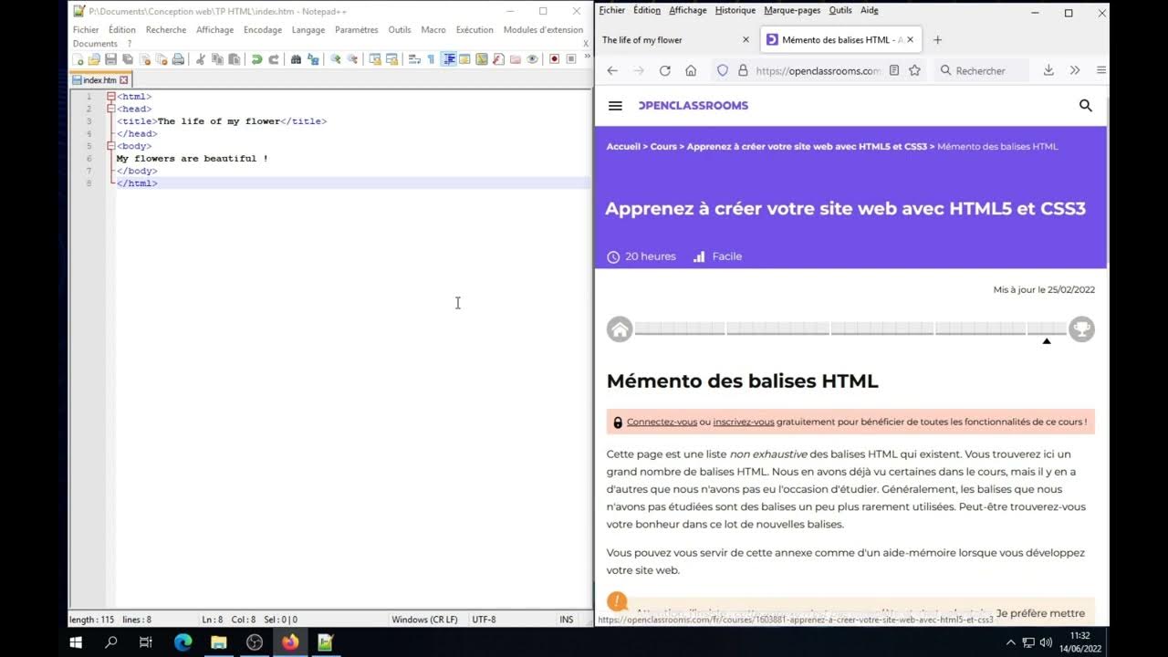 Tuto vidéo : découvrir du codage en HTML - YouTube