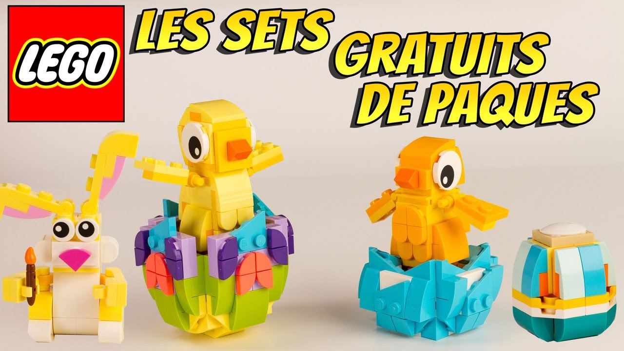 Les Sets promotionnels LEGO pour PAQUES: des oeufs un lapin et des ...