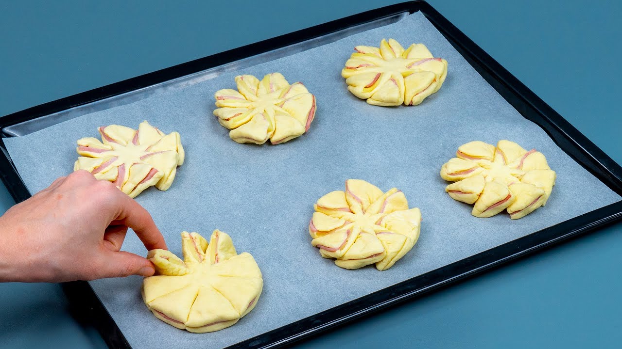 You should buy more puff pastry - you will never get bored with these ...