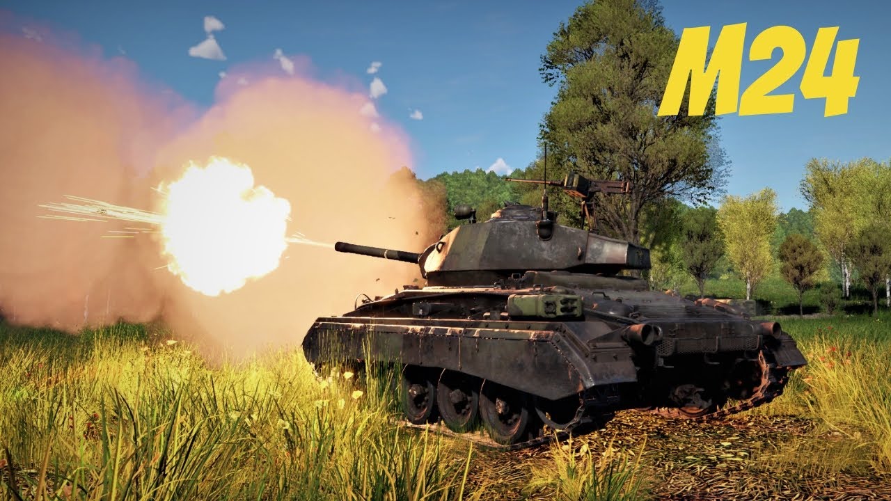 4K UHD-War Thunder Tanks-M24-Maximum 24-Gameplay, Tips, History - YouTube