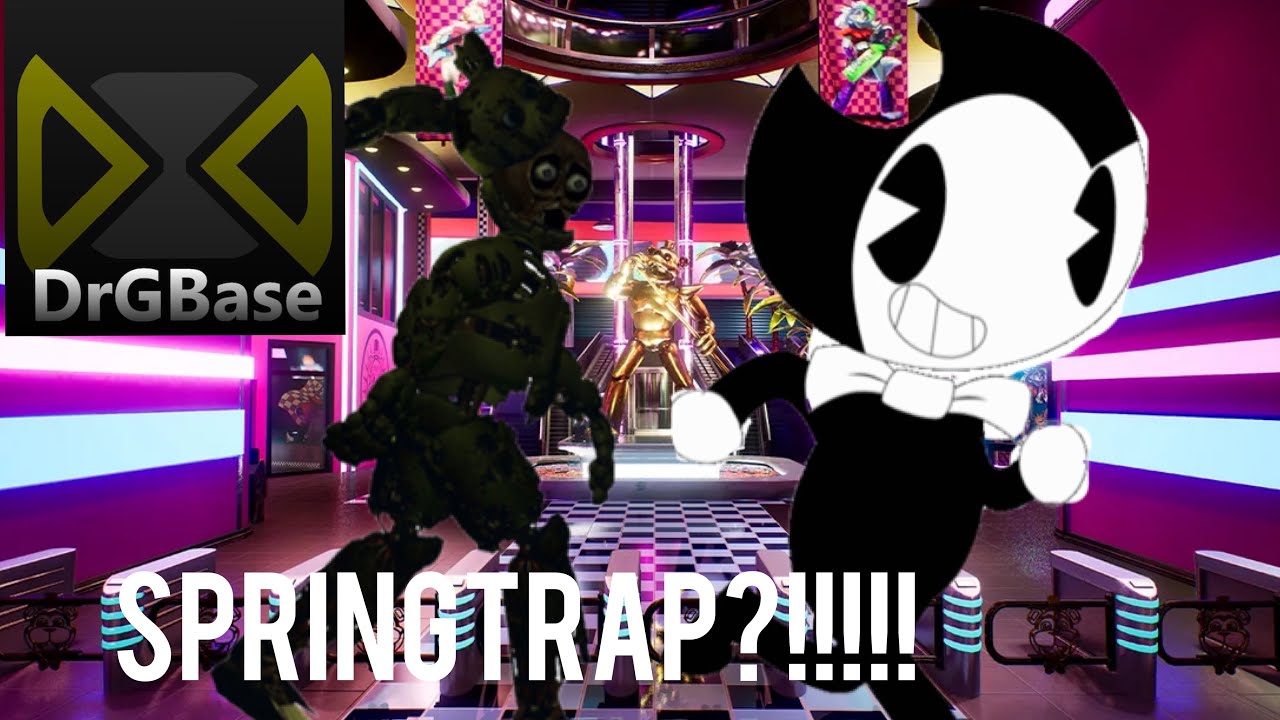 Running from drgbase springtrap in Freddy fazbear’s pizza plex!!! - YouTube