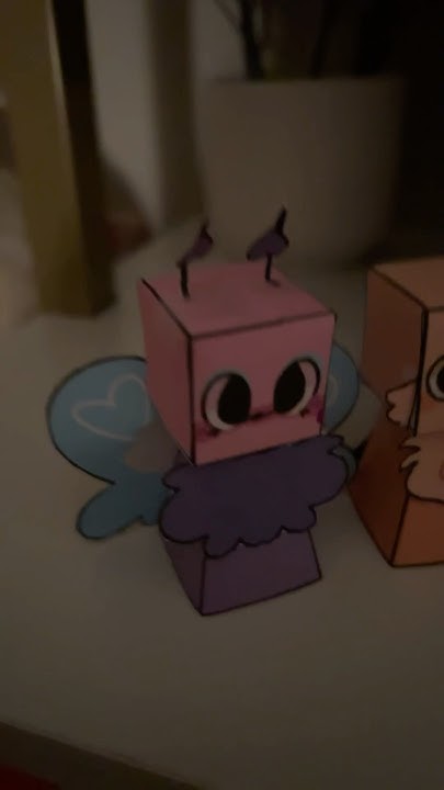 Making a flutter paper doll! |dandys world| #dandysworld #papercraft # ...