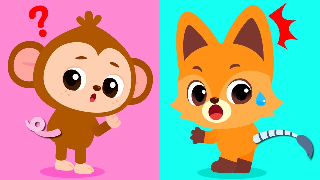 Where Did My Tail Go | Kids Songs & Nursery Rhymes | Kids Funny Song ...