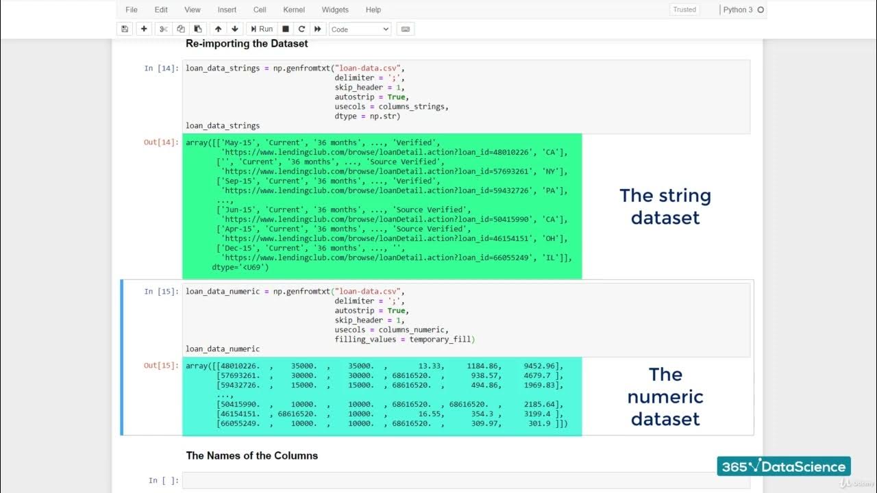 004 Setting Up Splitting the Dataset - YouTube
