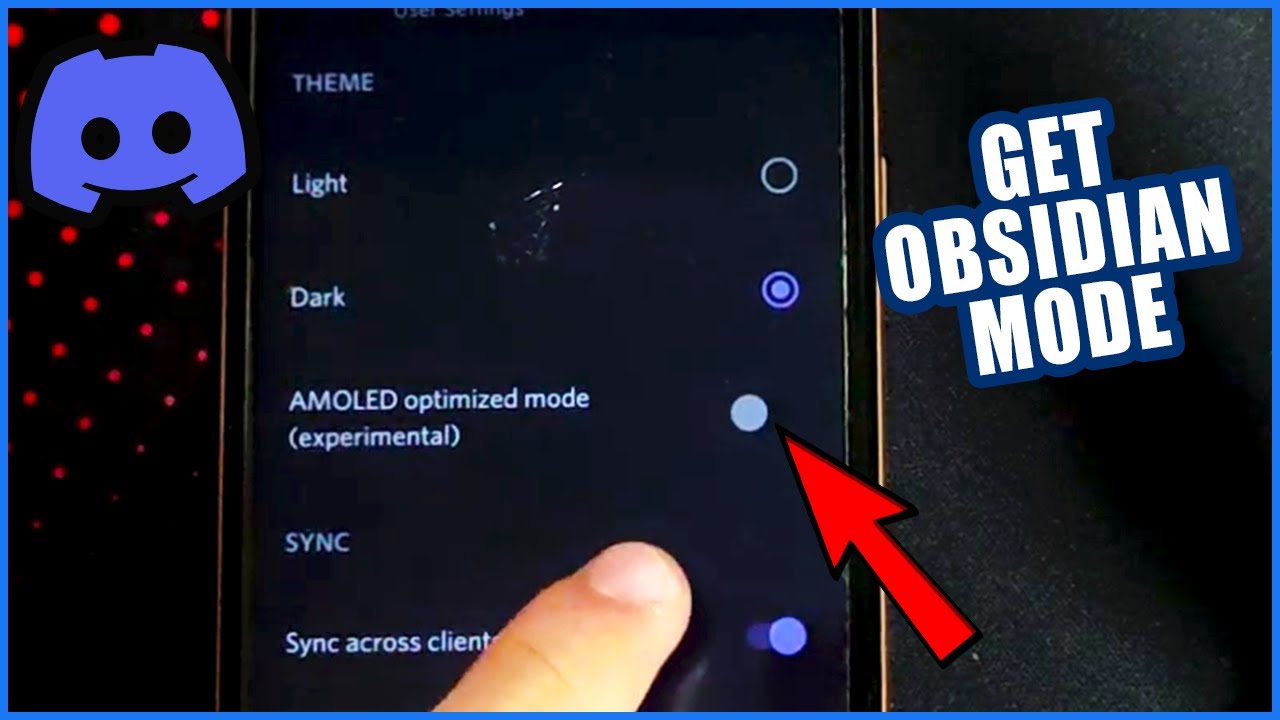 How to Get obsidian mode in Discord - YouTube