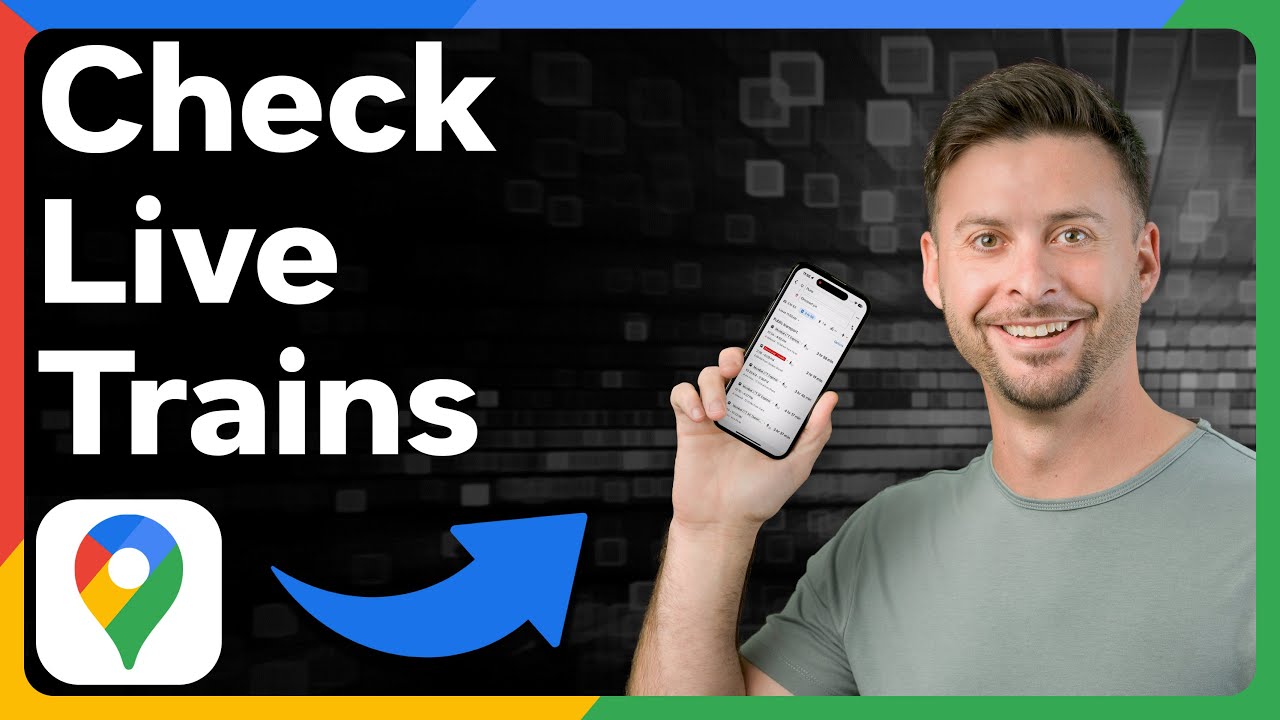 How To Check Live Train Status In Google Maps - YouTube