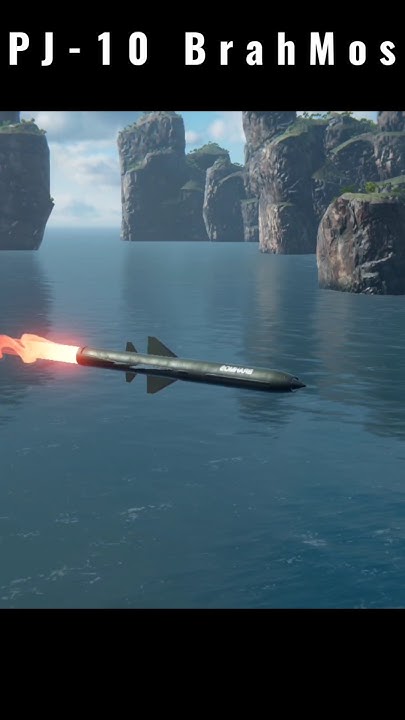 PJ - 10 BrahMos Supersonic Anti - Ship Missile Launch in modern ...