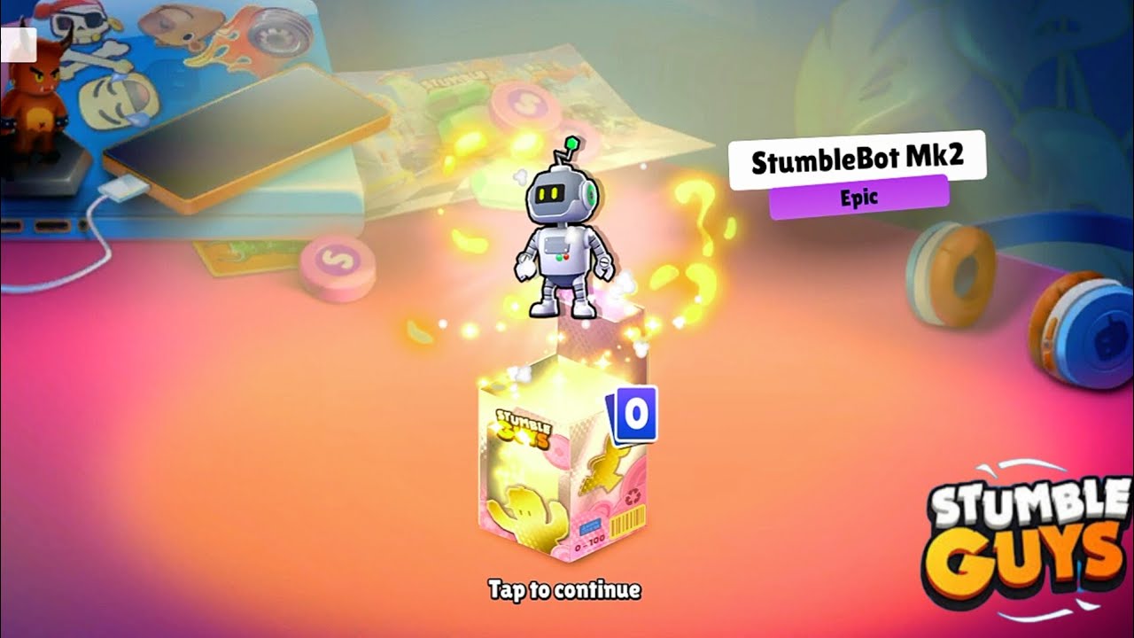 I Got StumbleBot Mk2 Epic Skin 🤯 In Stumble Box 🤩 -| Stumble guys - YouTube
