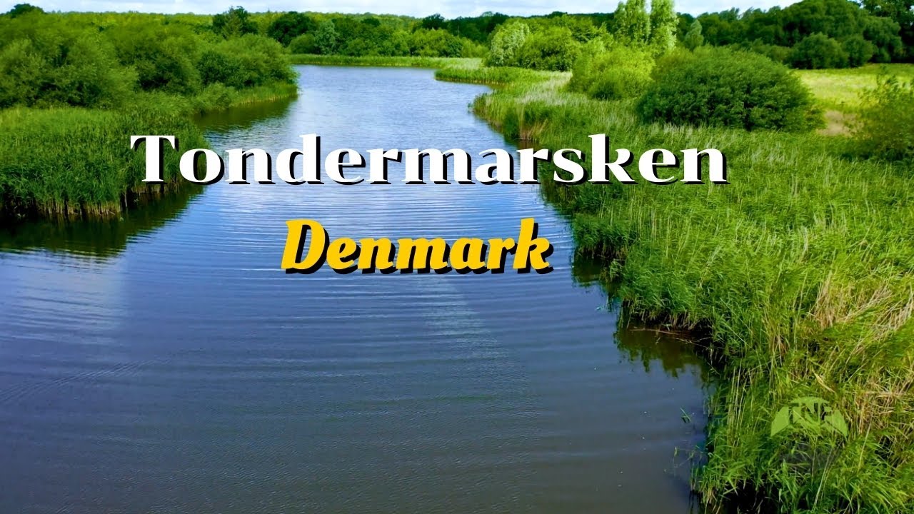 Tøndermarsken, Denmark in 4K Drone | Aerial View of Wetlands & Coastal ...