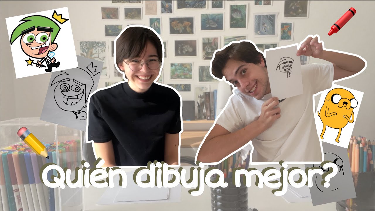QUIÉN DIBUJA MEJOR? :) Emily Rangel - YouTube