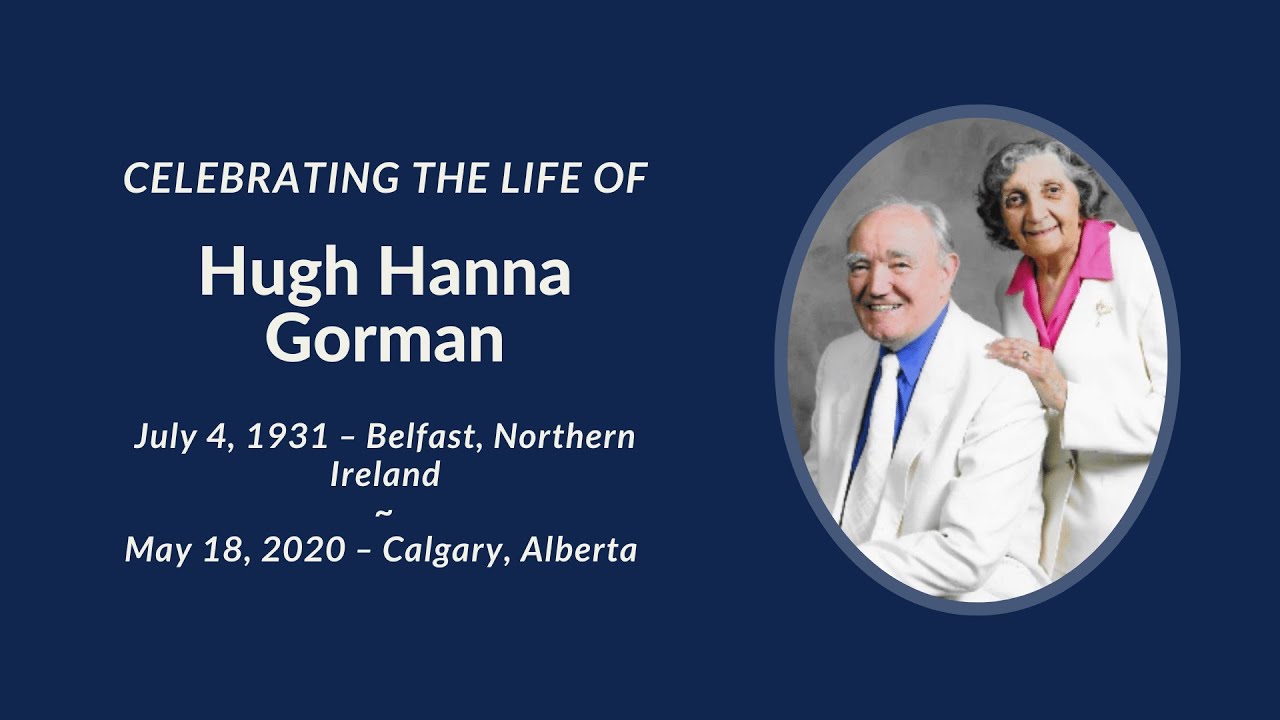 Hugh Gorman Memorial Service - YouTube