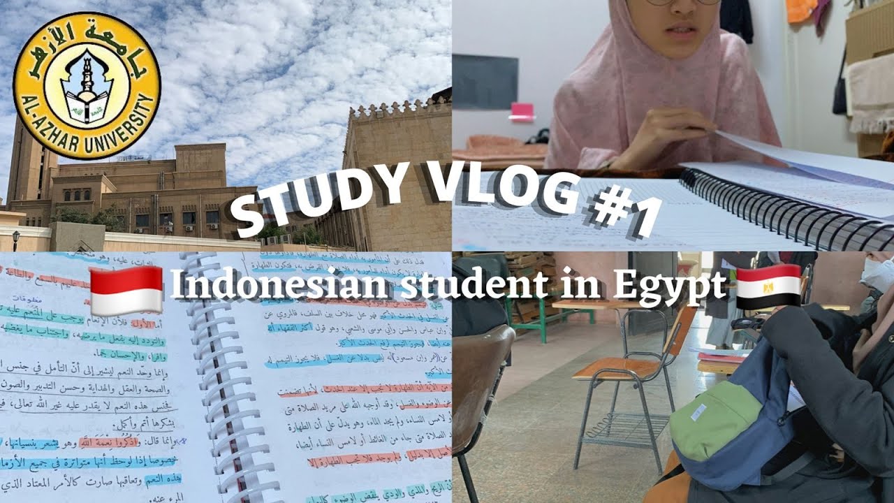 STUDY VLOG #1 : Mid Term Exam, Al-Azhar University - YouTube