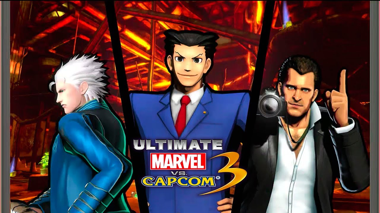 Gameplay Marvel vs. Capcom 3 | Vergil, Frank West, Phoenix Wright | # ...