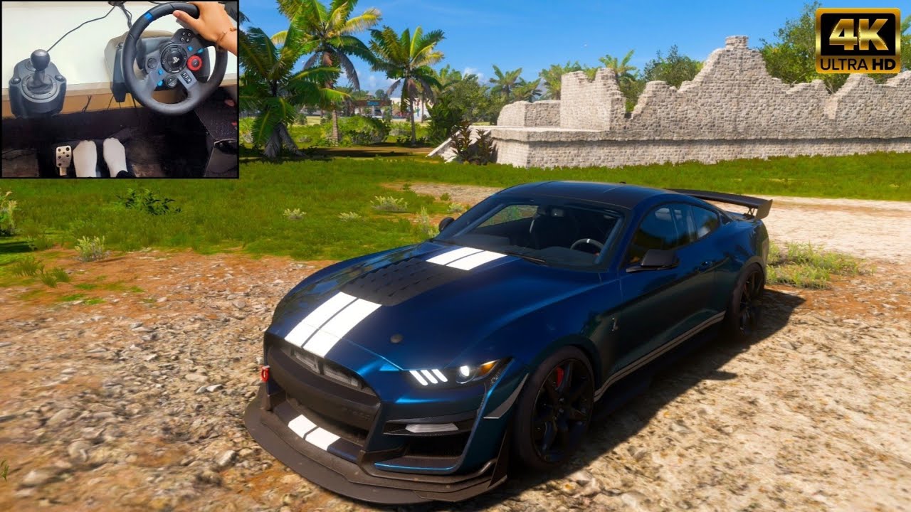 1100HP Ford Mustang Shelby GT500 | Forza Horizon 5 | Logitech G29 ...