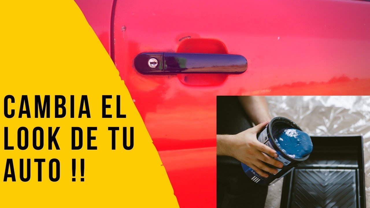 CAMBIA EL LOOK DE TU AUTO!!! // PINTANDO MANIJAS POINTER // - YouTube