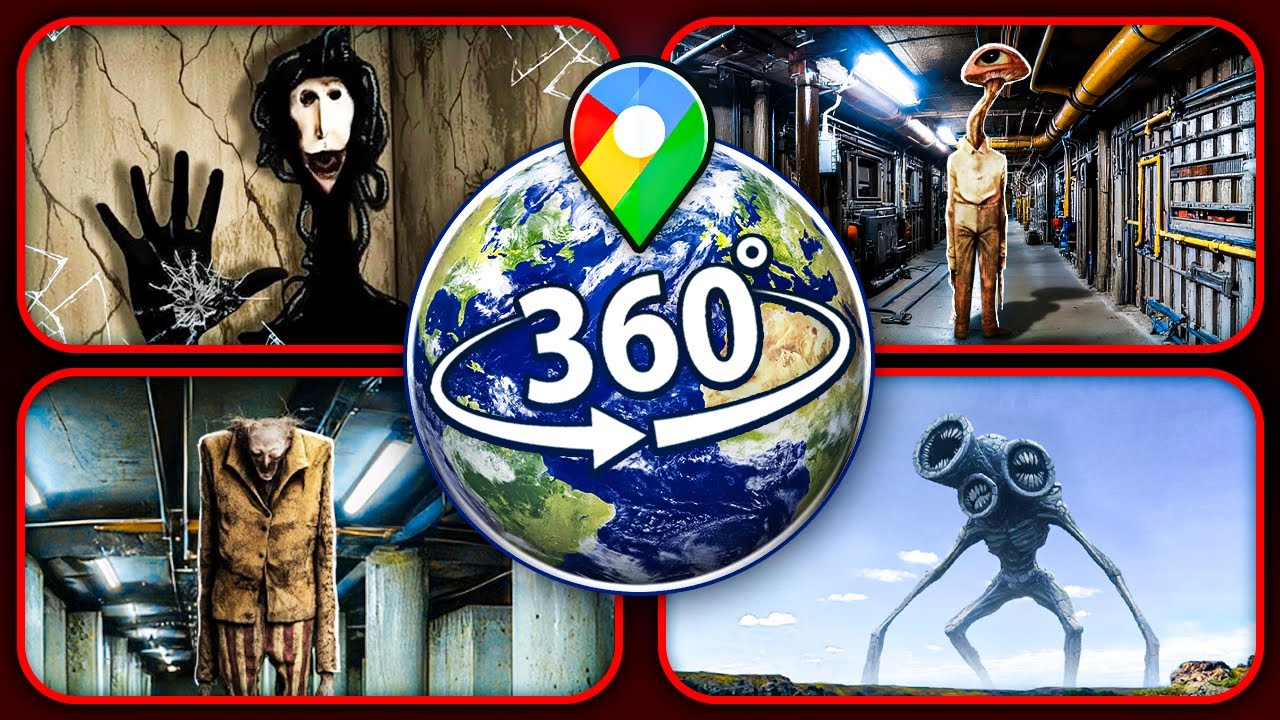 TOP 4 Unexplained Creatures Found on Google Earth — VR 360° - YouTube
