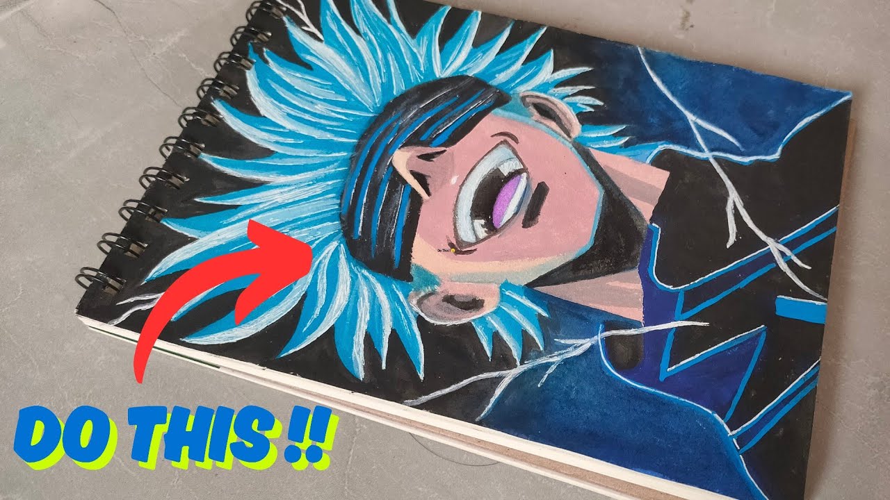 Gojo Satoru Drawing Tutorial | Easy Step-by-Step 🔥#drawing - YouTube