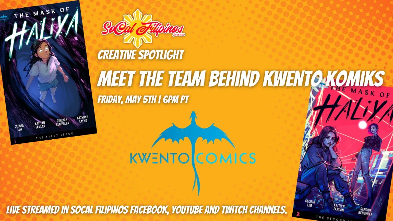 SoCal Filipinos presents Creative Spotlight with Kwento Comics - YouTube