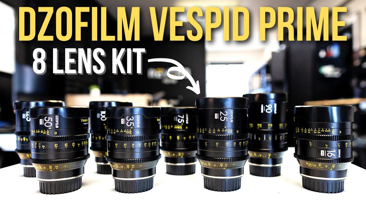 DZO VESPID PRIMES UNBOXING | 8 Lens Kit - YouTube