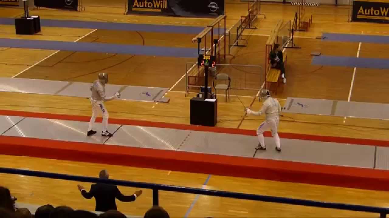 FENCING CHT D'EUROPE POREC sabre équipe hommes finale 2014 - YouTube
