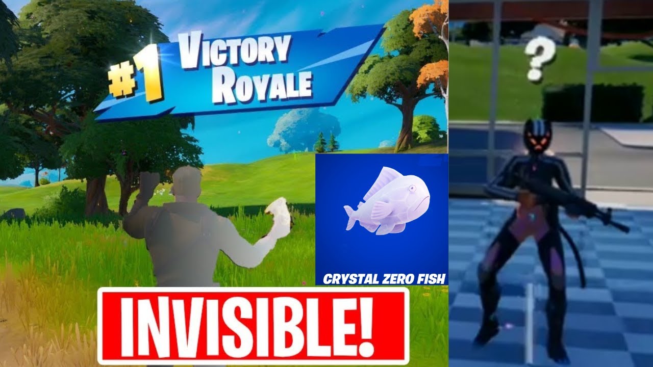 NEW Zero Point Fish makes you invisible in Fortnite! - YouTube