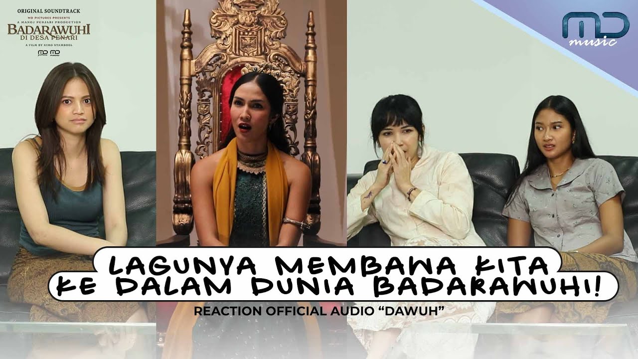Cast Merinding Dengerin Lagu “Dawuh” | Reaction OST. Badarawuhi Di Desa ...