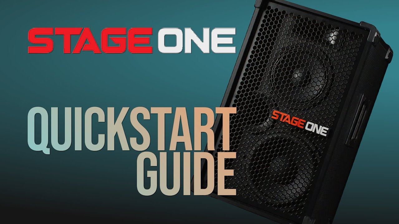 Electrotec STAGE ONE Quickstart Guide // Bluetooth, SKAA, Multi-Speaker ...