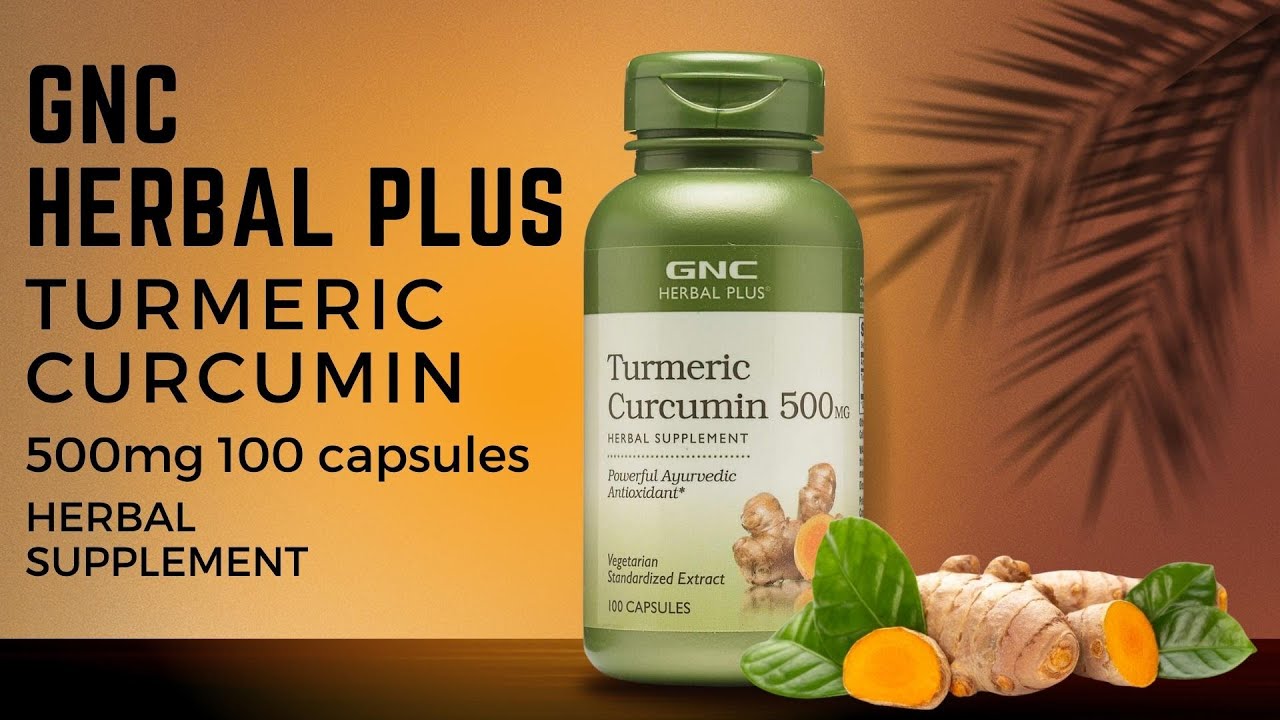GNC Herbal Plus Turmeric Curcumin 500mg 100 capsules | Herbal ...