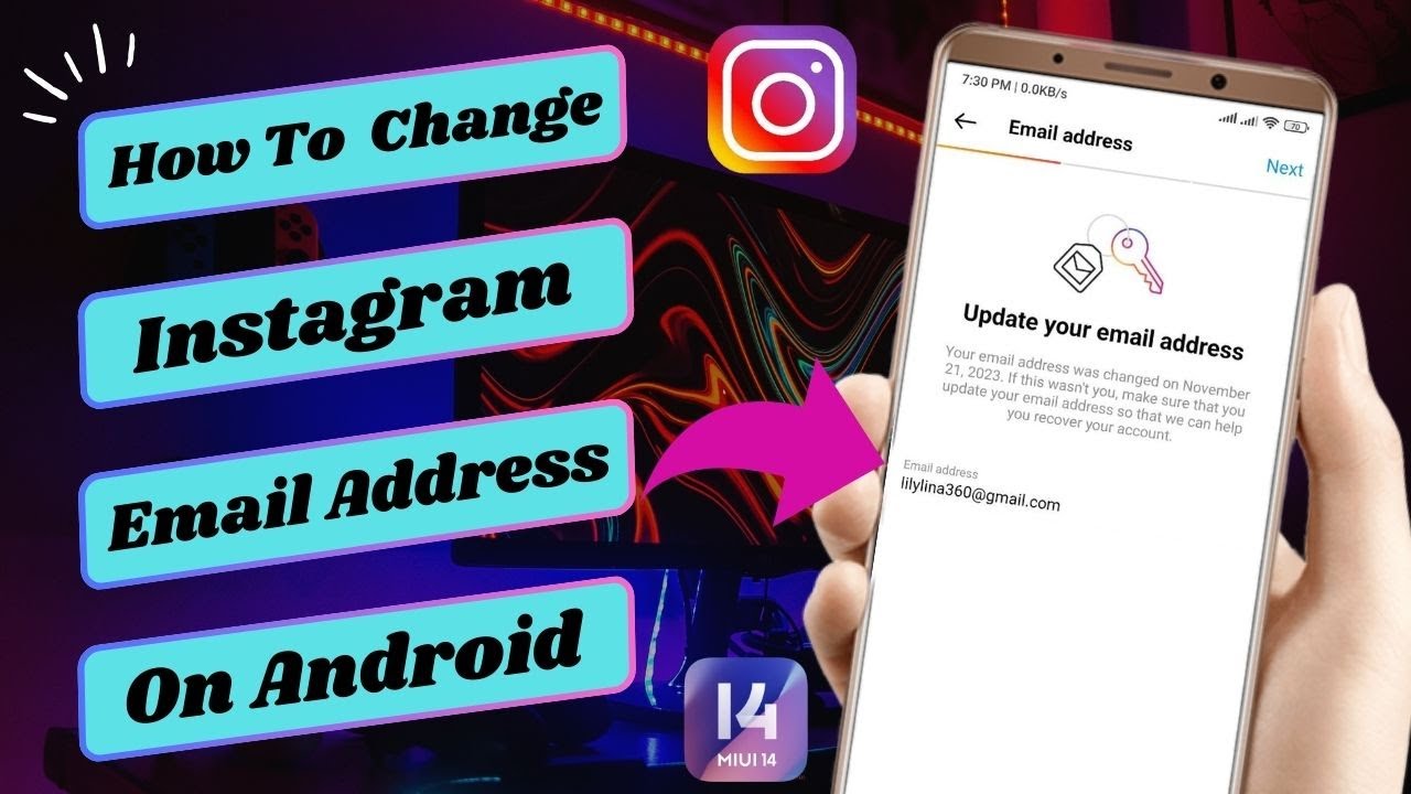 How To Change Instagram Gmail ID | Gmail Change On Instagram (2023 ...