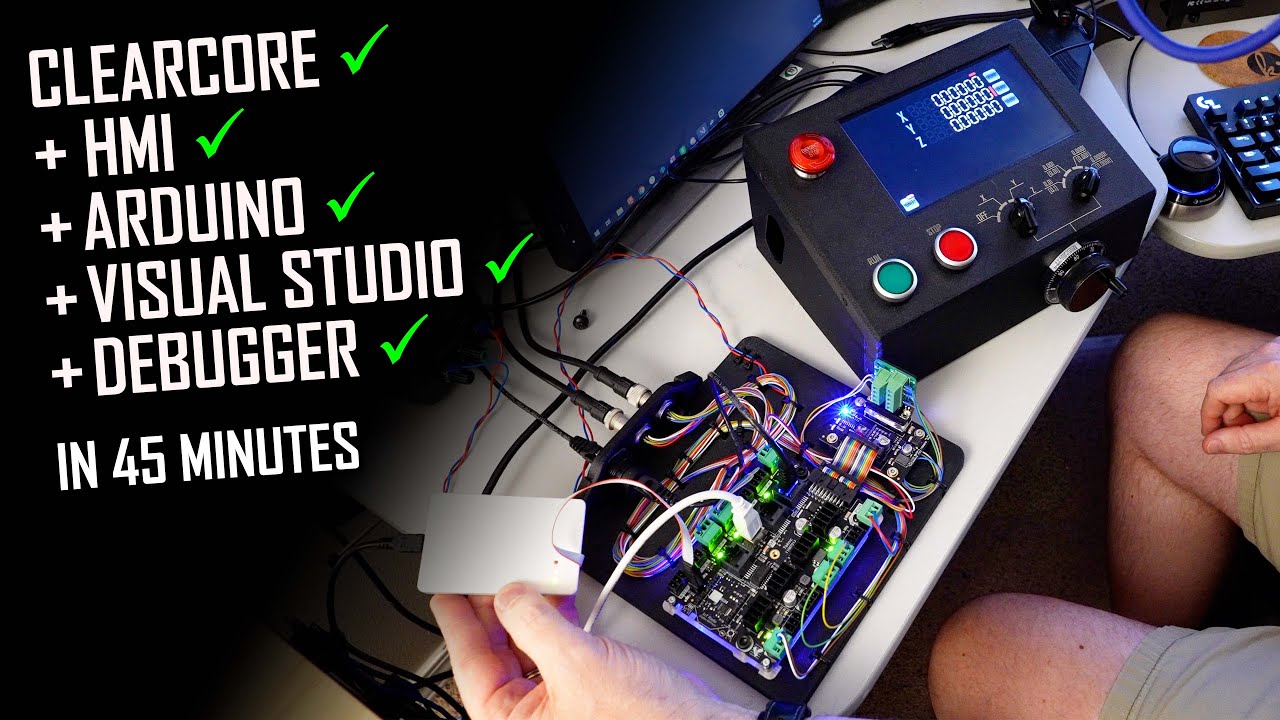 ClearCore + HMI in 45 Minutes: Skip the 40 Hour Learning Curve - YouTube