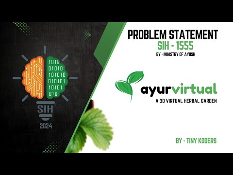 AYURVIRTUAL || SIH2024 || Tiny koders - YouTube