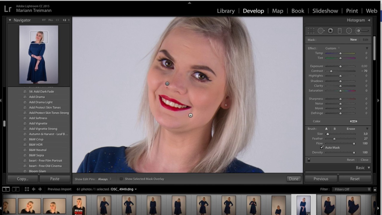 Blogi jaoks pildi töötlemine Lightroomis - YouTube