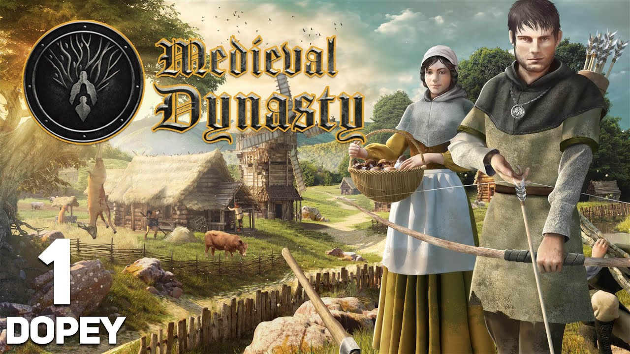 DOPEY PLAYS : Medieval Dynasty CO-OP with split EP-1 - YouTube