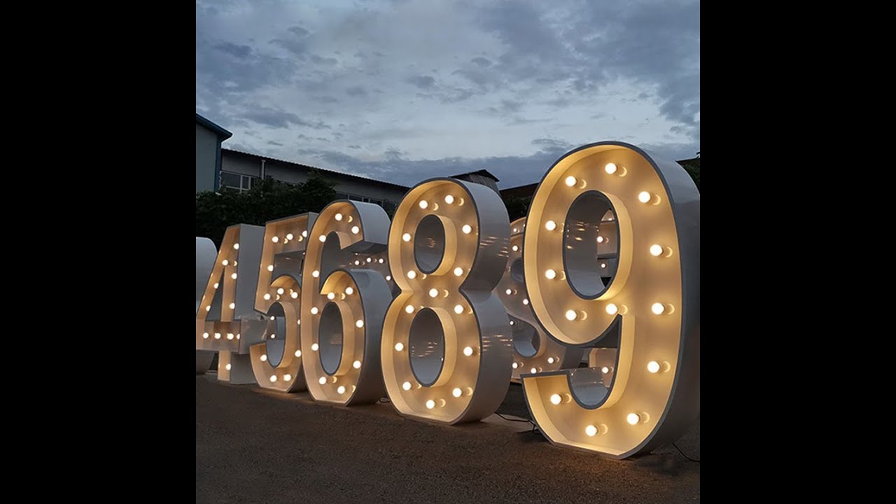 letter bulb sign, led letter lights sign alphabet, big letter sign ...