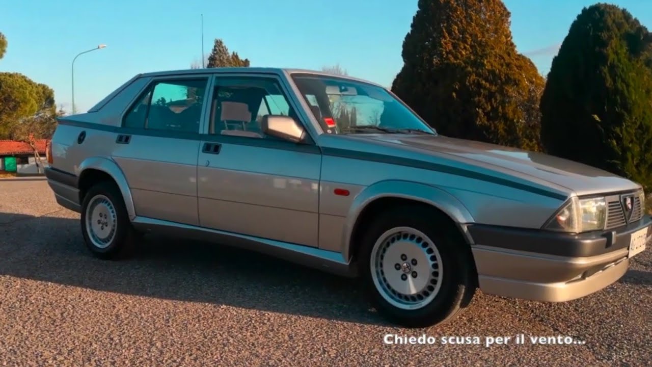 “Vediamo l'esterno“ Alfa 75 Twin Spark 87 prima serie - YouTube