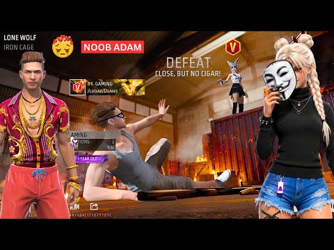 No Internet Prank | Noob Adam Free Fire | 999+ Prank | Garena Free Fire 🔥 | Y GAMING