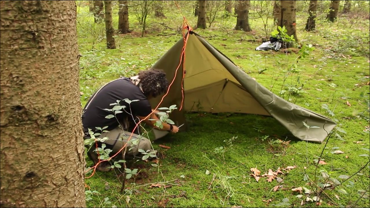 Refugio con Tarp! Refugio Forrester.Tarp 3x3 - YouTube