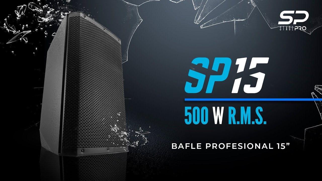 BAFLE PROFESIONAL - SP15 - YouTube