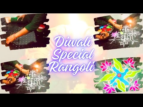 Easy Rangoli design for beginners| 13 to 1 Points Rangoli| Diwali ...