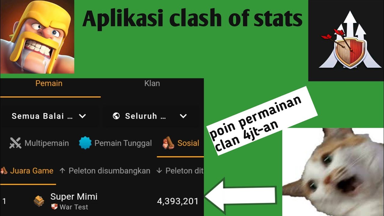 Cara Menggunakan Aplikasi Clash of Stats | How To Use Clash of Stats ...