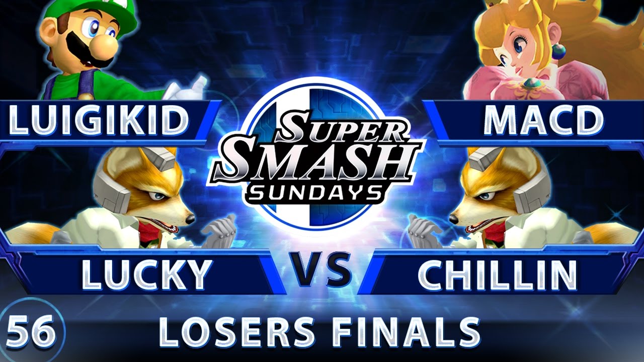 SSS 56 - LuigiKid & Lucky vs. MacD & Chillindude - SSBM Losers Finals ...
