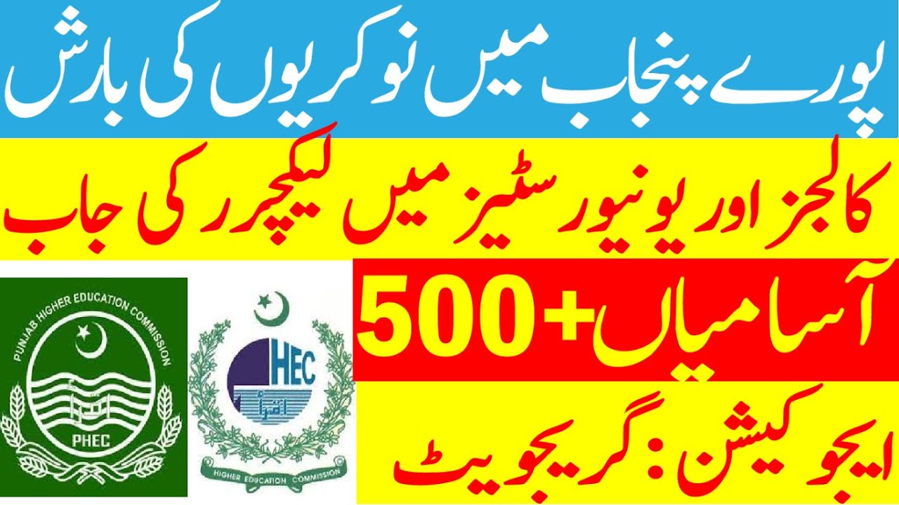 PPSC jobs 2023 | HEC jobs 2023 | Punjab public service commission jobs ...