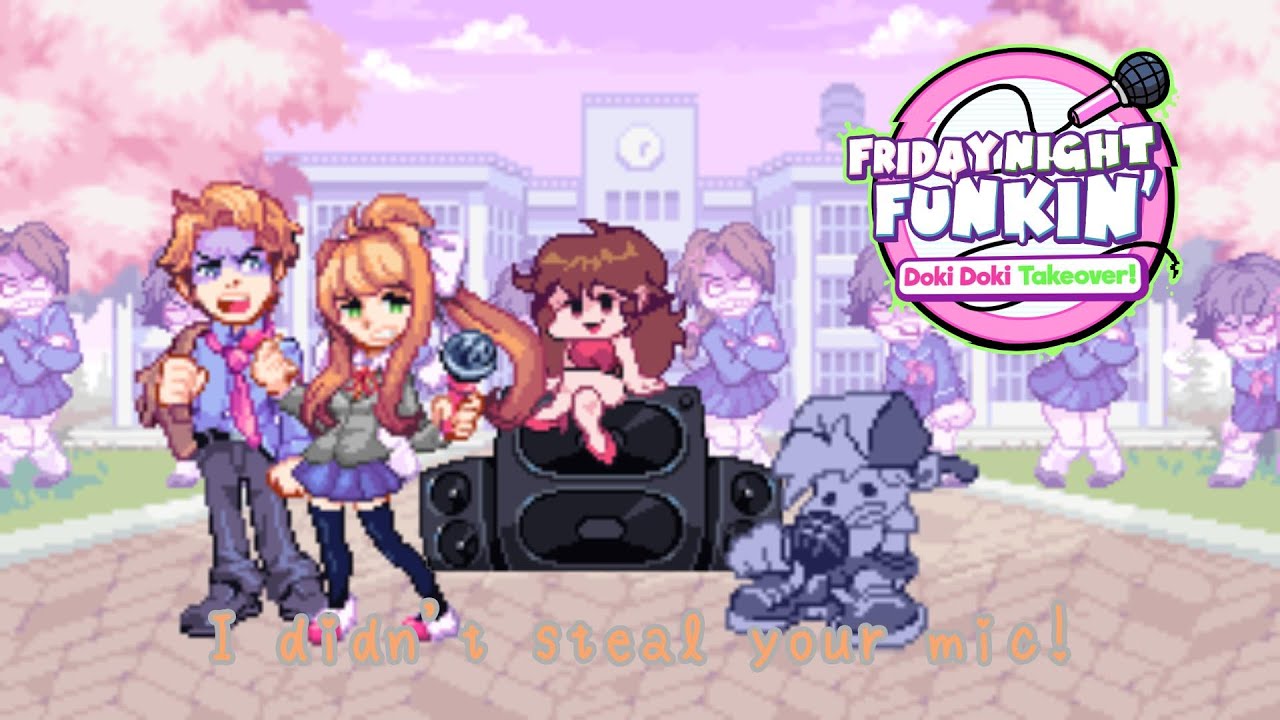 【FNF/DDLC(日本語翻訳) 】いざ、懐かしきDokiDokiのセカイへ…【ゆっくり実況】【FNF:VS Monika + Doki ...
